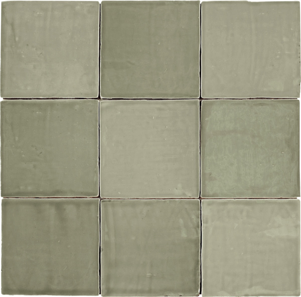 Olive Green Glossy 5x5 Ceramic Tile – Stone Store Online